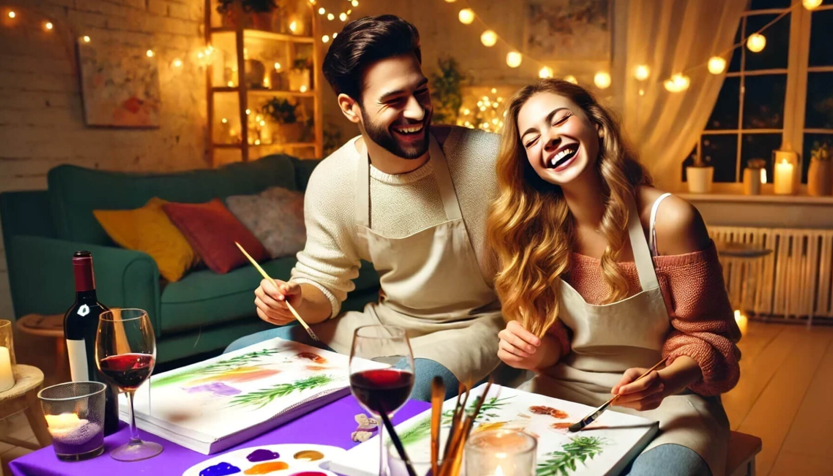 How to Host a Fun & Creative Paint Date Night at Home
